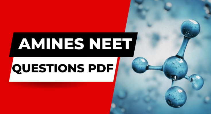 Amines Neet Questions PDF - Best 20
